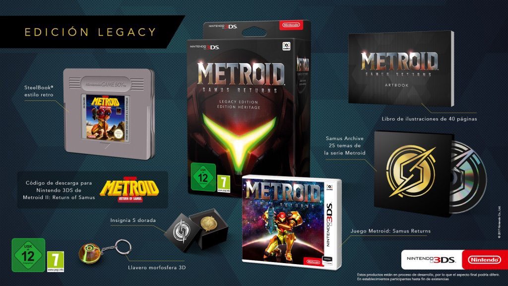 Metroid: Samus Return presenta su edición para coleccionistas